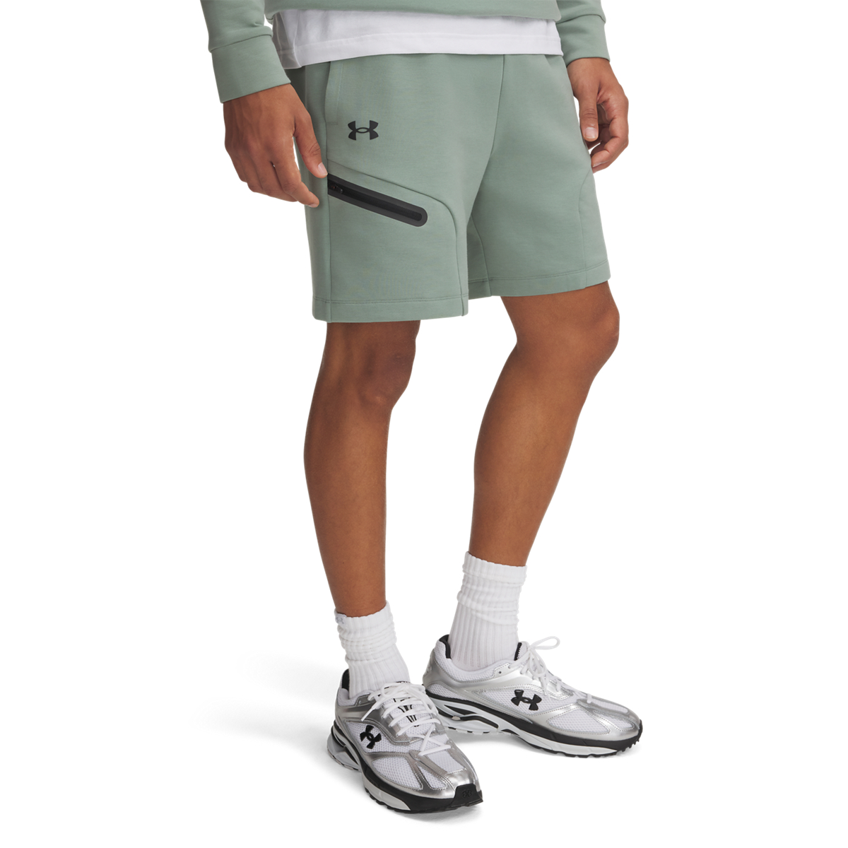 UA UNSTOPPABLE FLC SHORTS | Kvantum Sport Online Shop